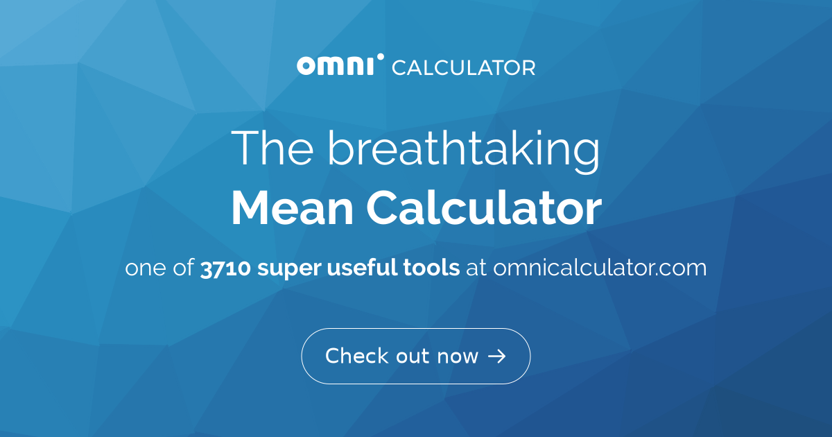 Mean Calculator