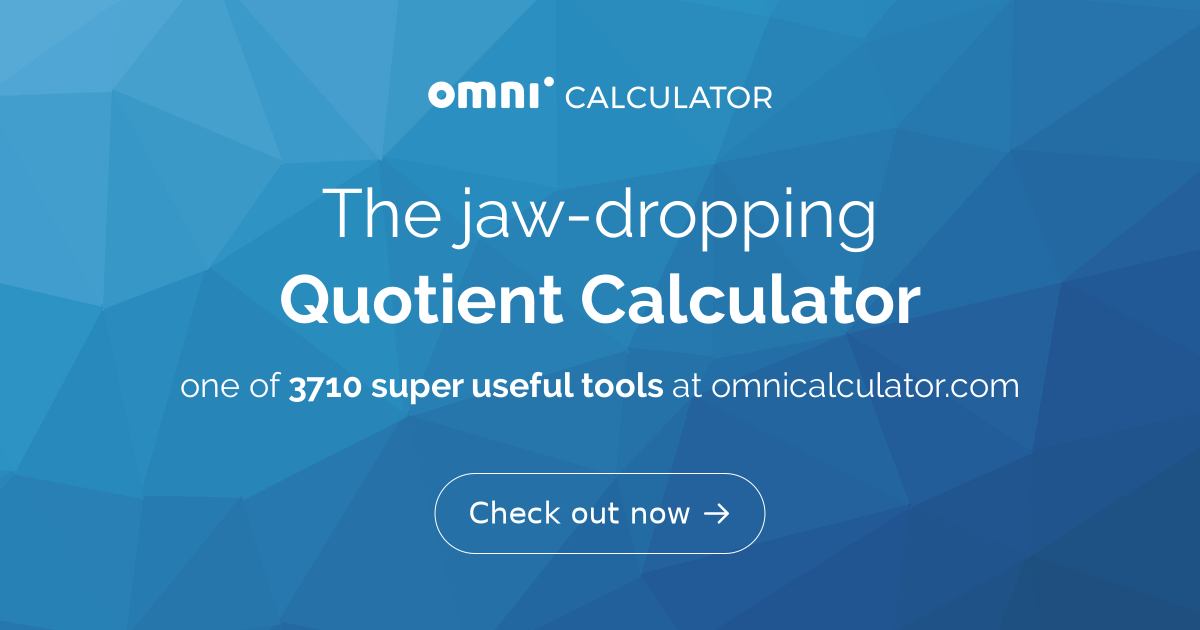 Quotient Calculator