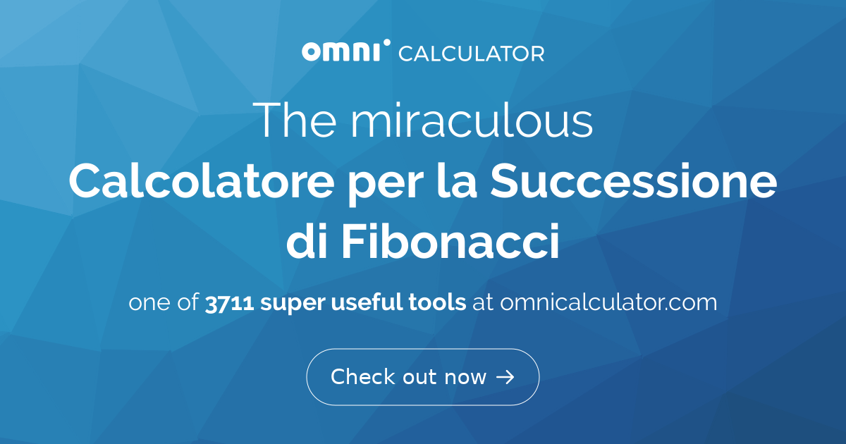 Calcolatore per la Successione di Fibonacci