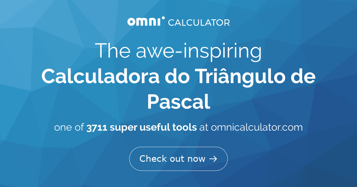 Calculadora do Triângulo de Pascal