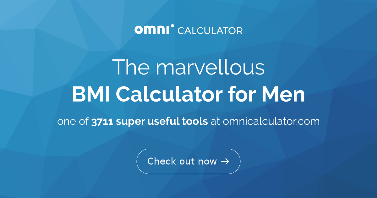 BMI Calculator for Men