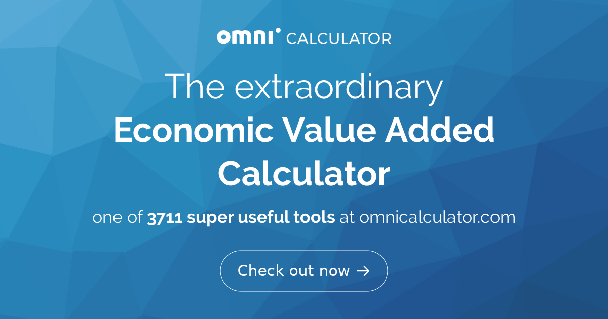 Economic Value Added Calculator