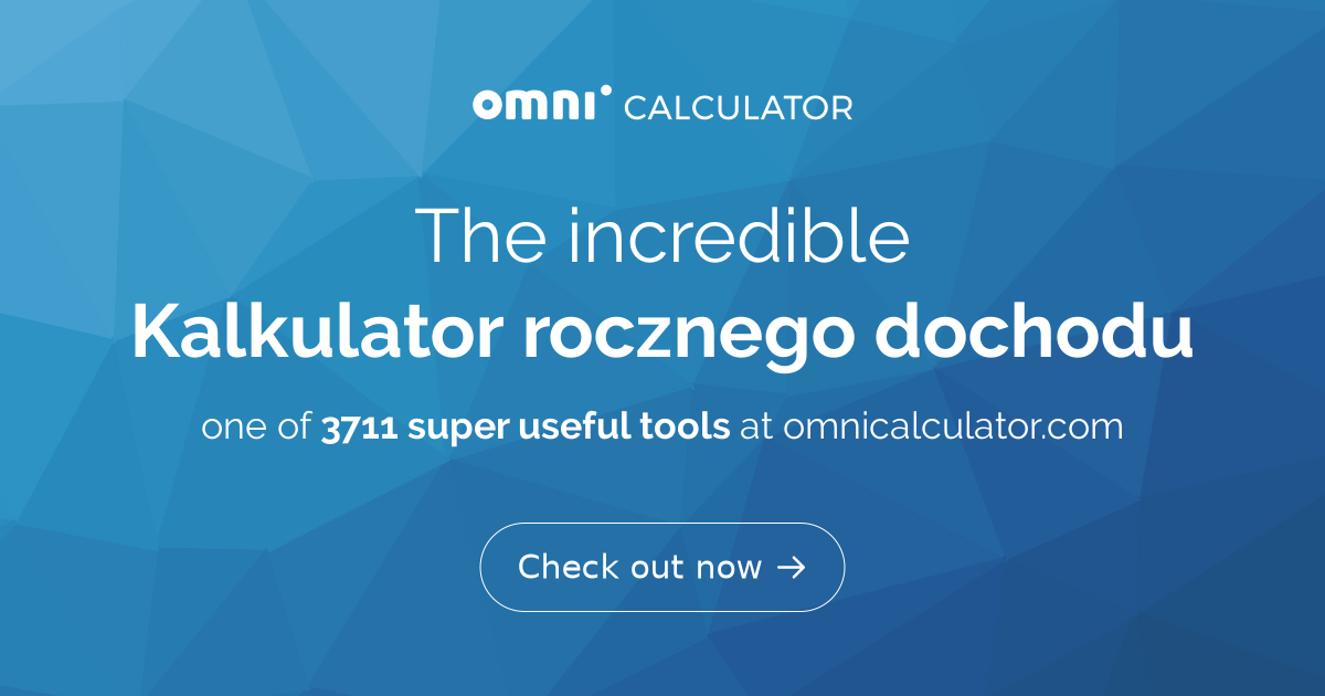 Kalkulator rocznego dochodu