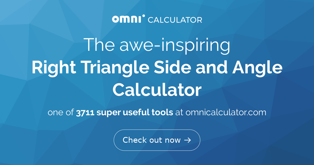 Right Triangle Calculator | Find a, b, c, and Angle