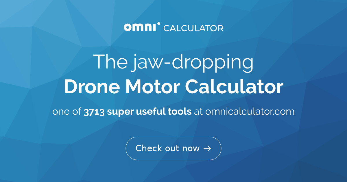 Drone Motor Calculator