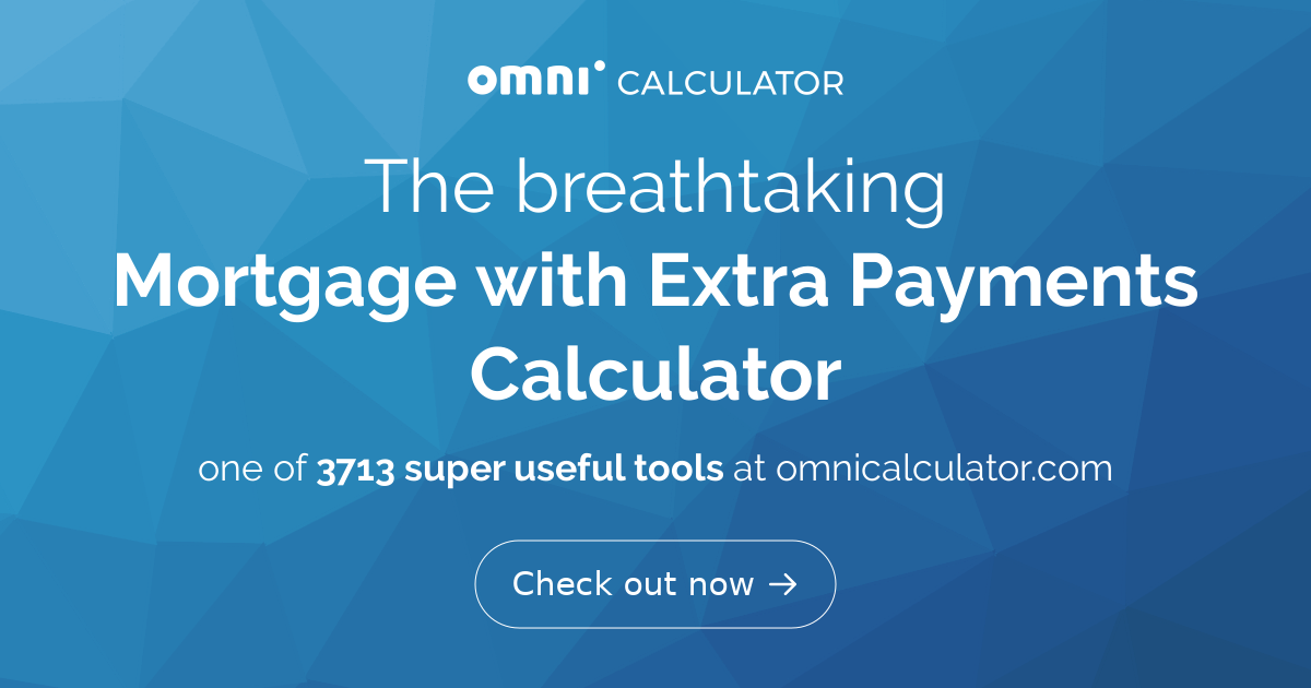Mortgage with Extra Payments Calculator