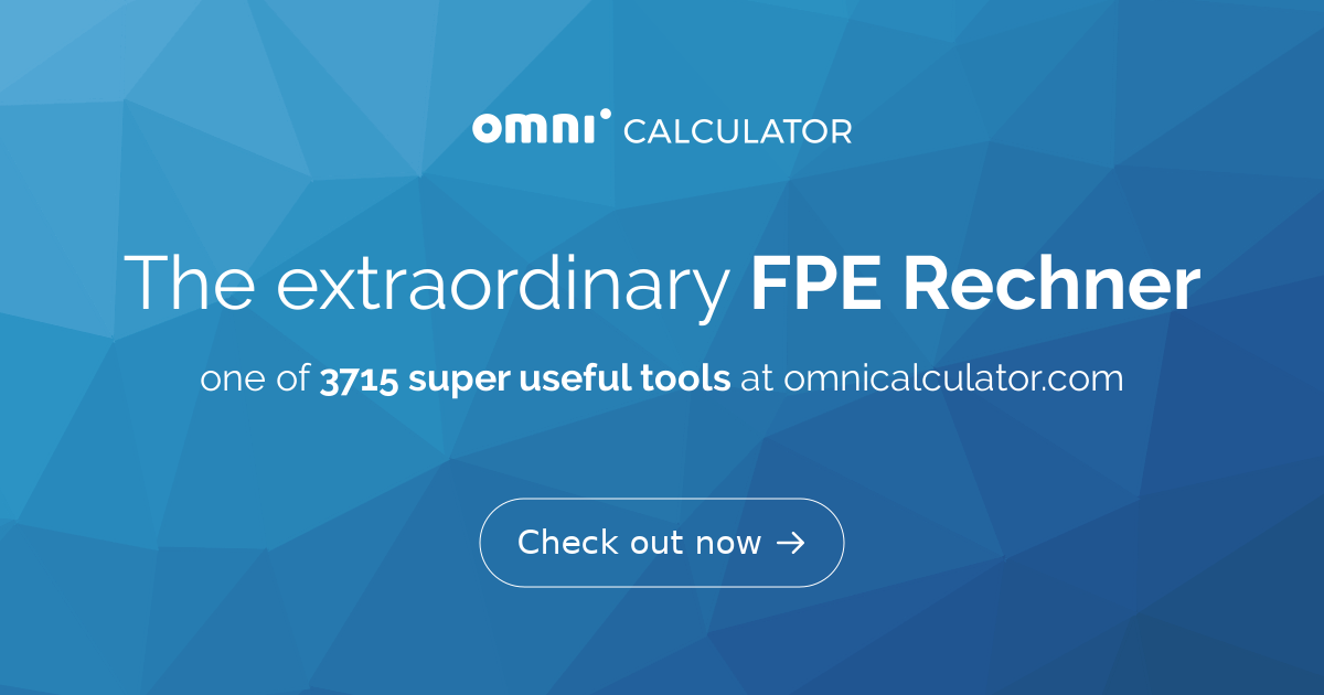 FPE Rechner | Fett-Protein-Einheiten Rechner