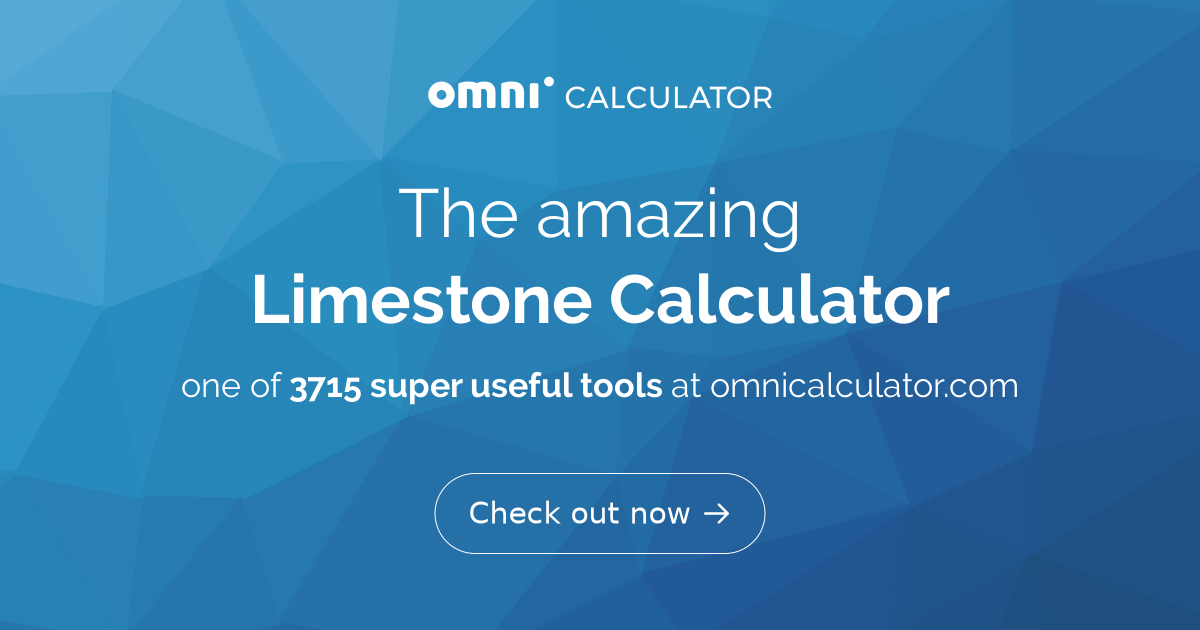 Limestone Calculator
