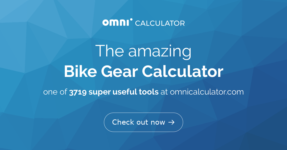 Bike Gear Calculator