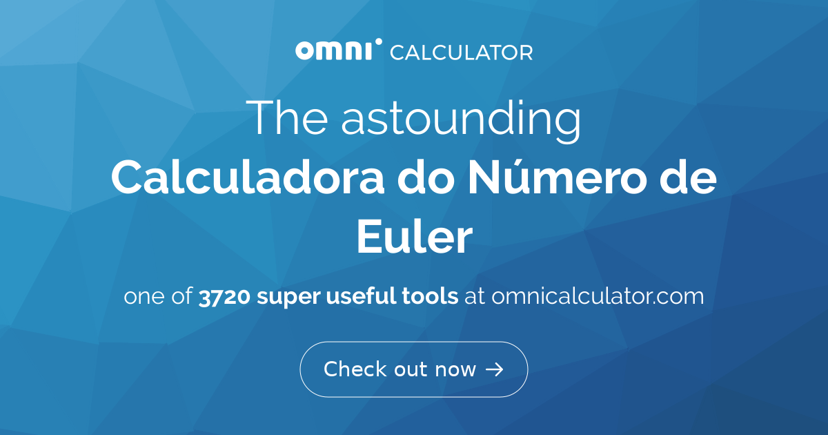 Calculadora do número de Euler