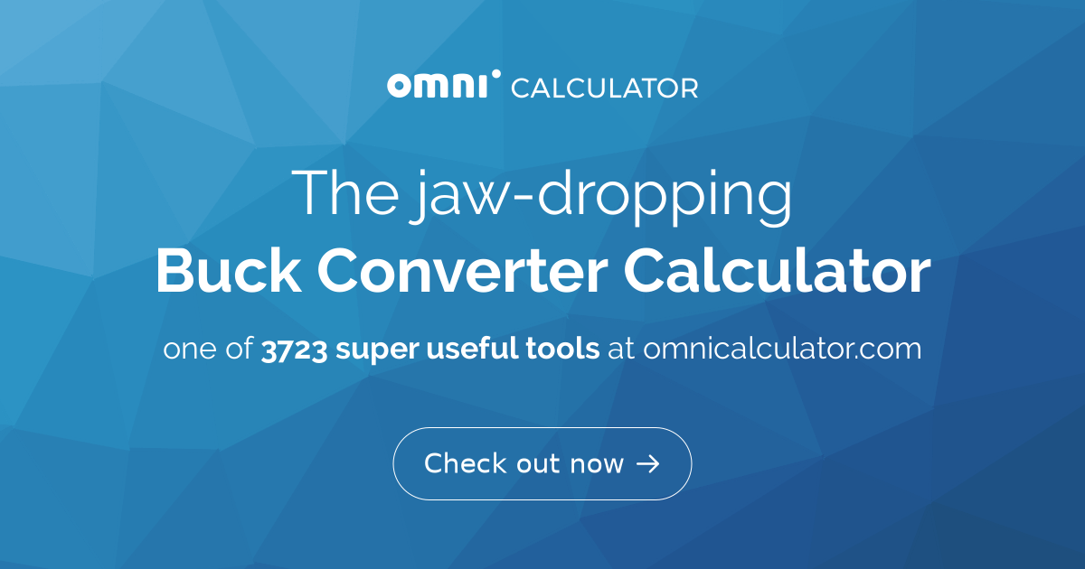 Buck Converter Calculator
