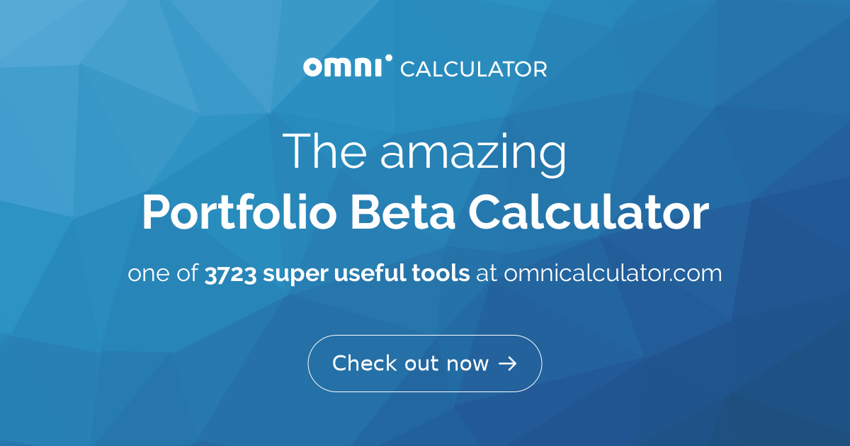 Portfolio Beta Calculator