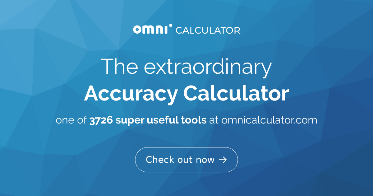 Accuracy Calculator