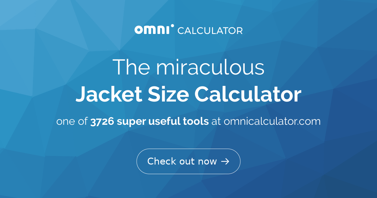 Jacket Size Calculator