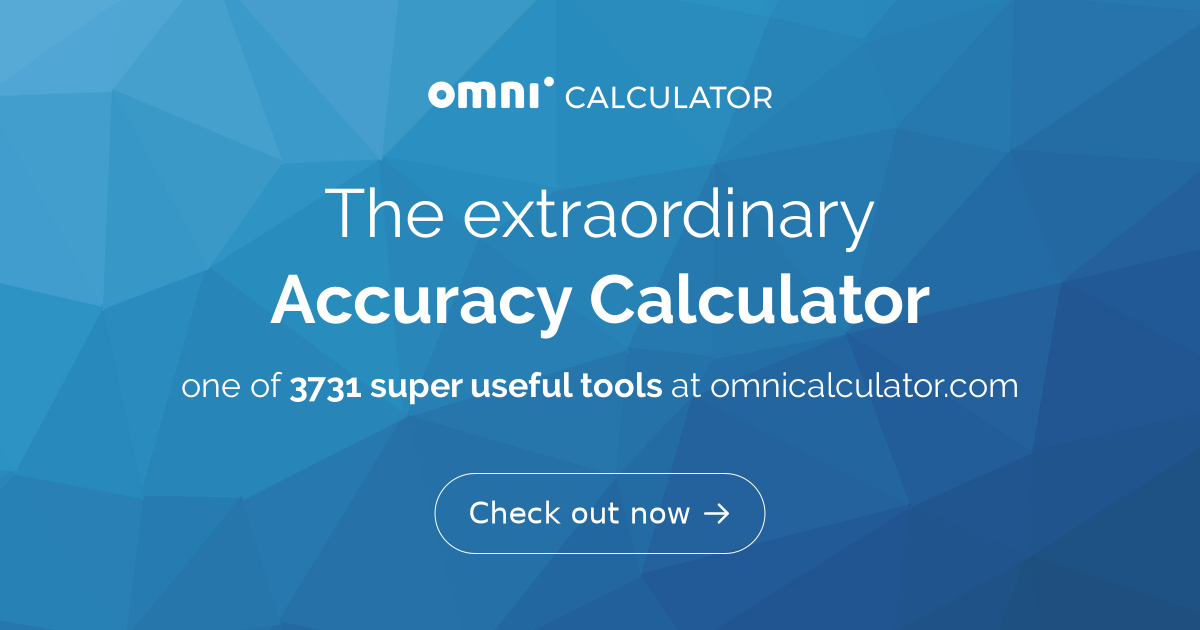 Accuracy Calculator