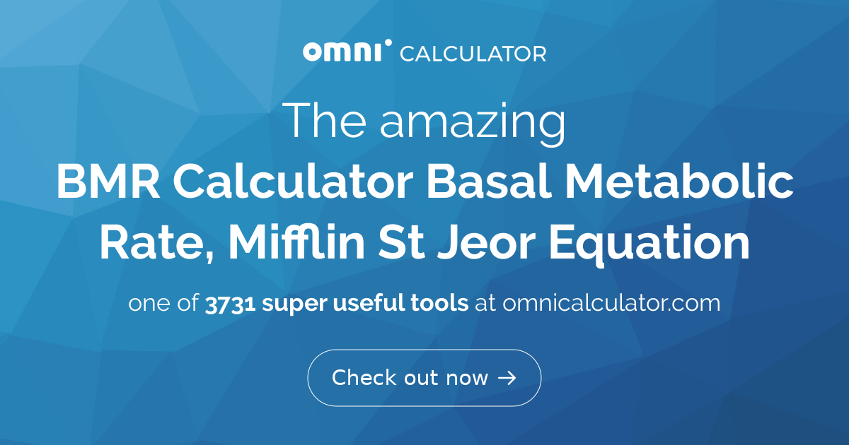 BMR Calculator