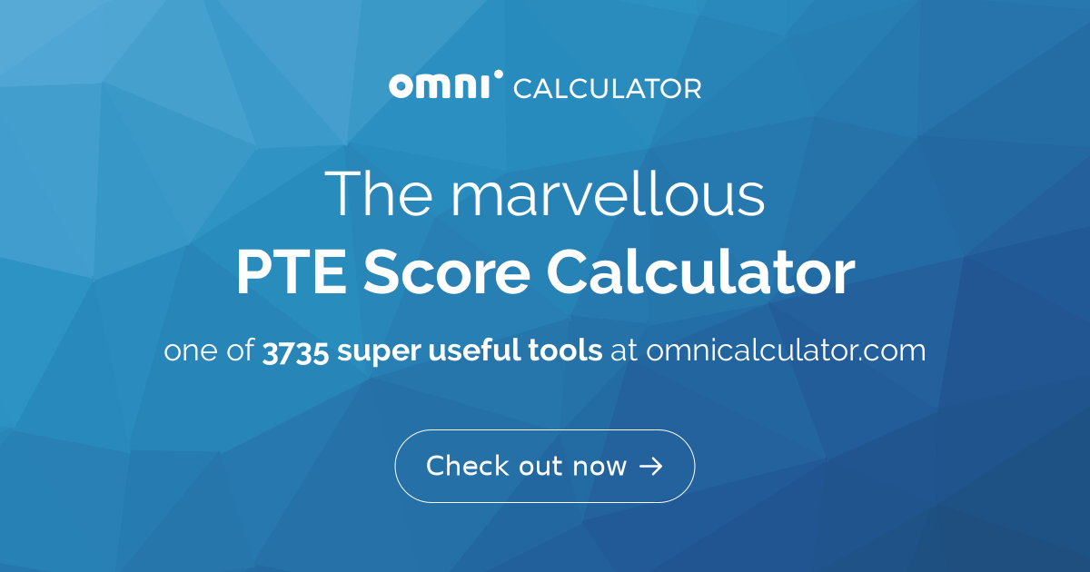 PTE Score Calculator
