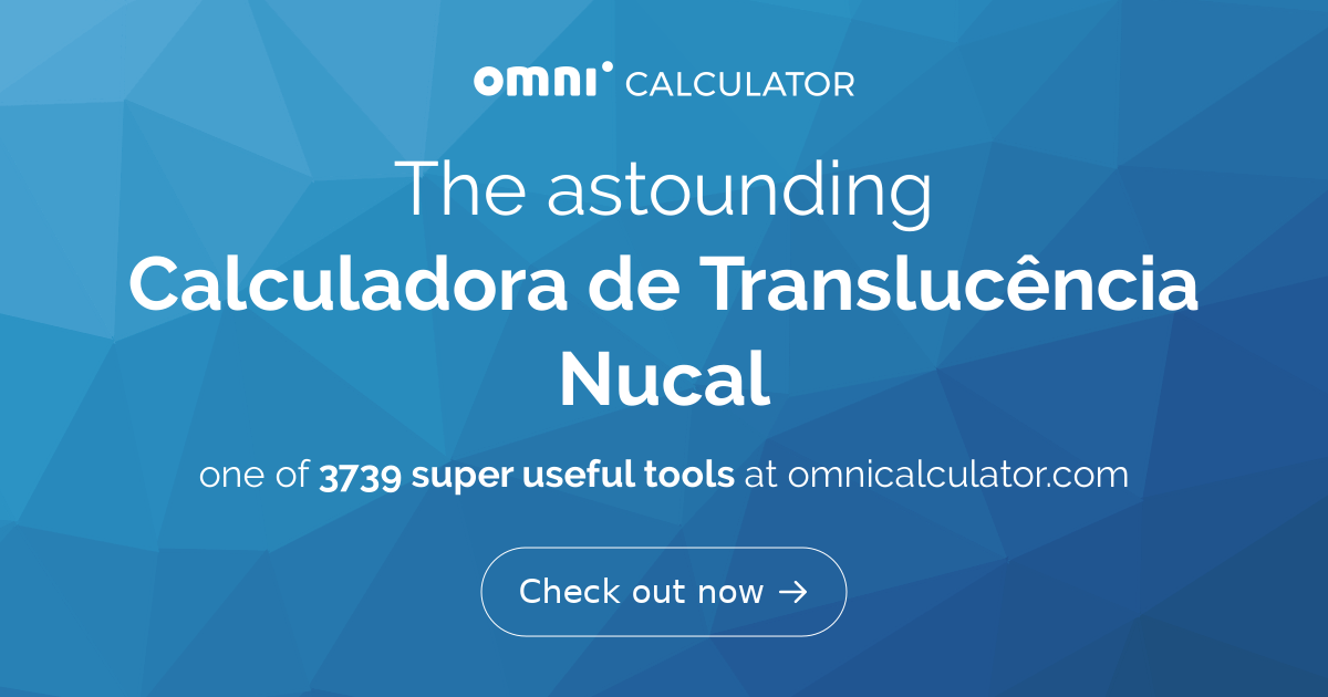 Calculadora de translucência nucal