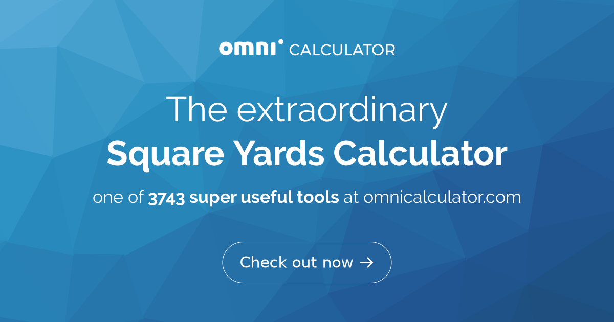 Square Yards Calculator