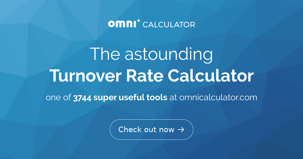 Turnover Rate Calculator