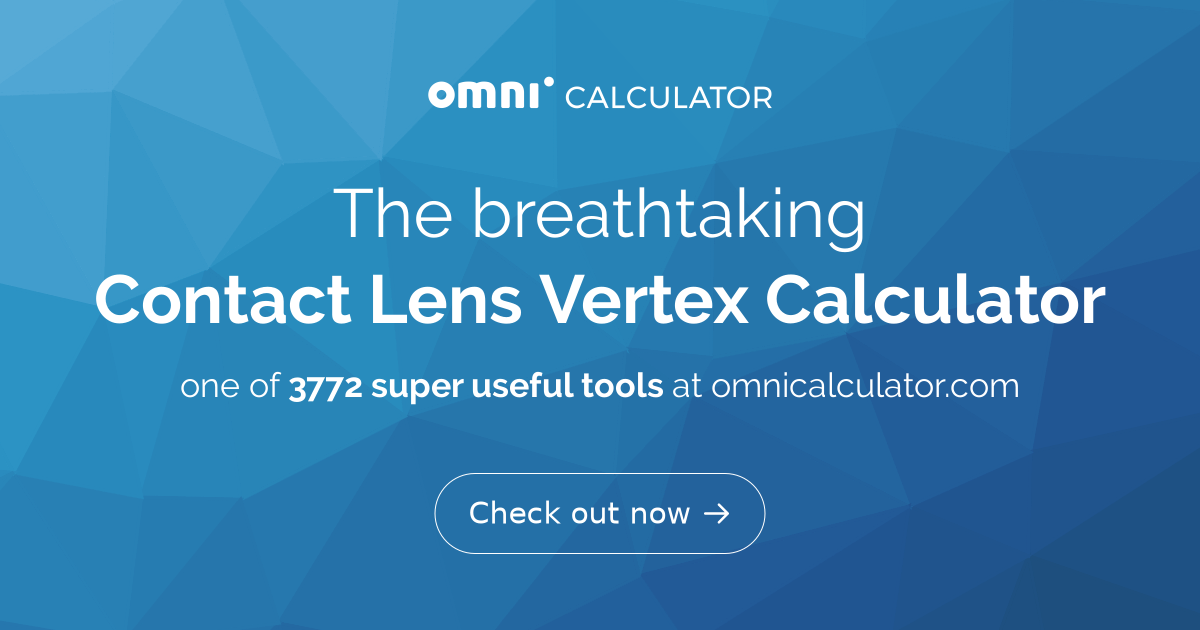 Contact Lens Vertex Calculator