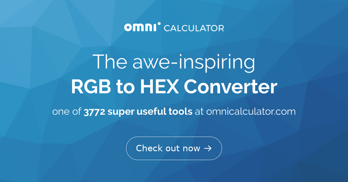 RGB to HEX Converter