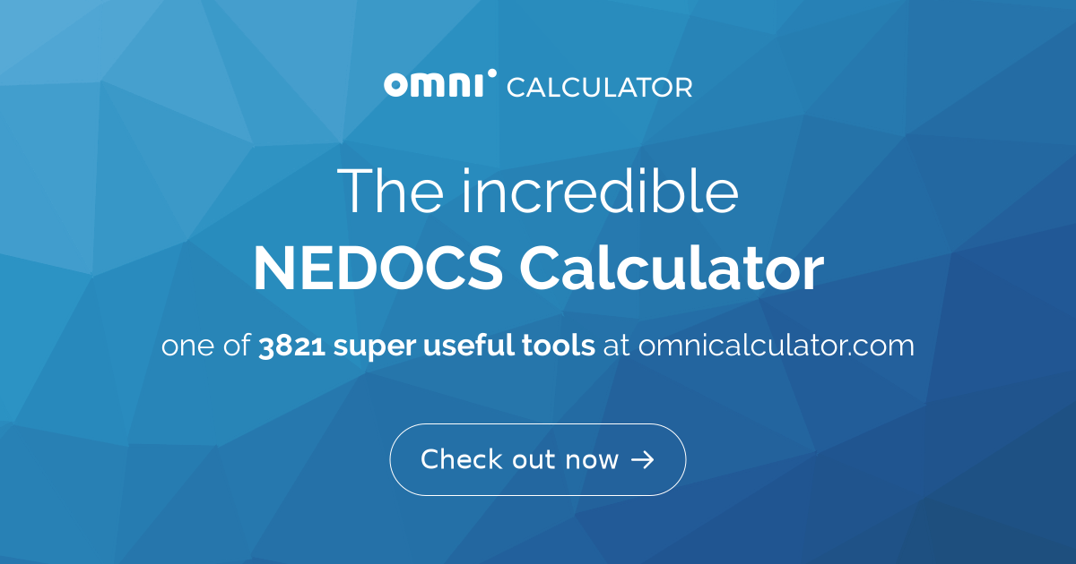 NEDOCS Calculator