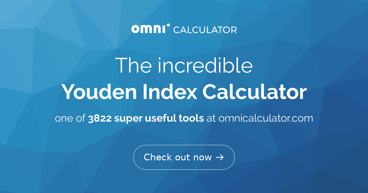 Youden Index Calculator