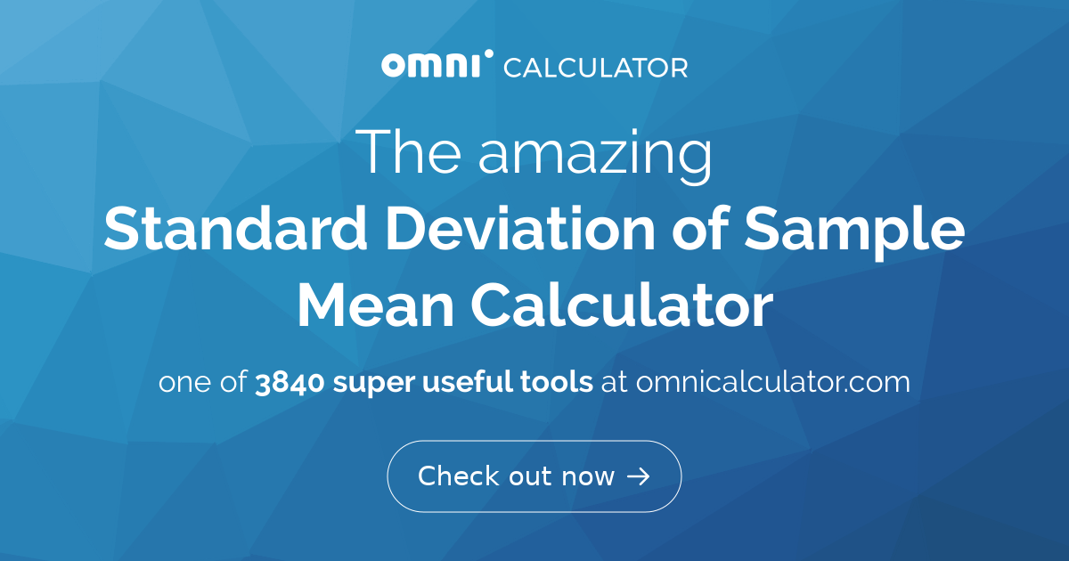 Sample Mean Symbol Calculator