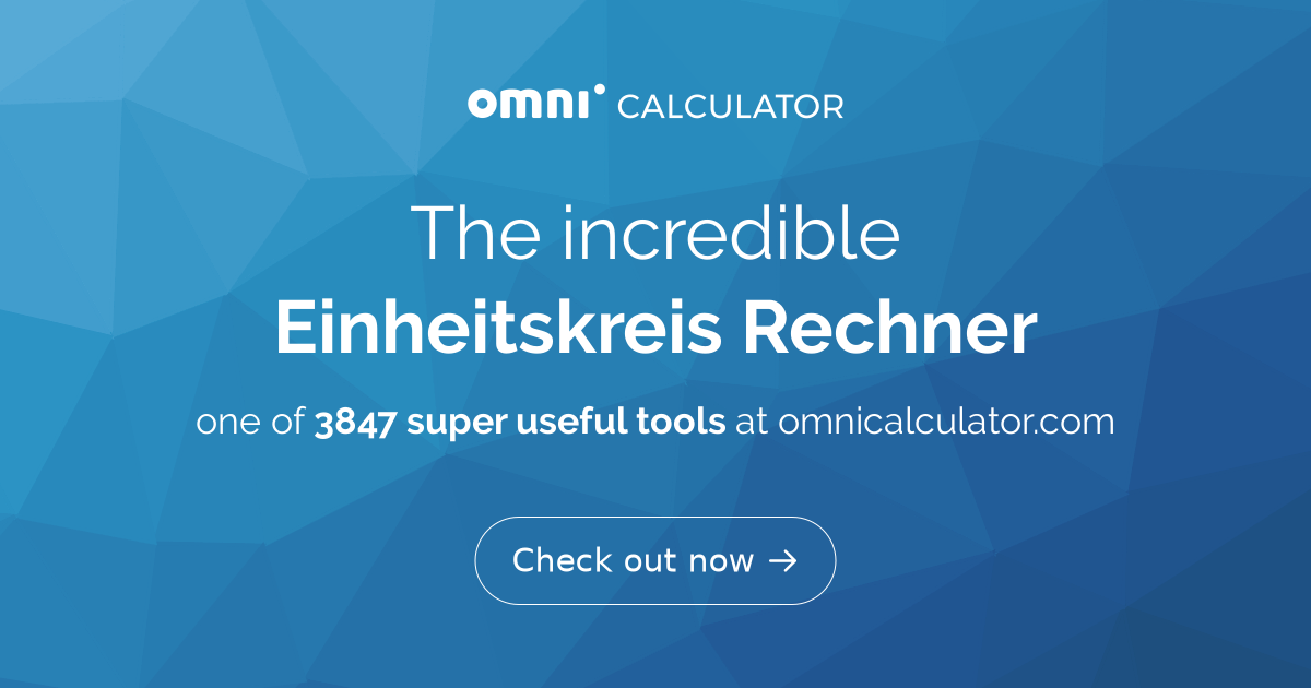 Einheitskreis Rechner | Finde Sin, Cos, Tan