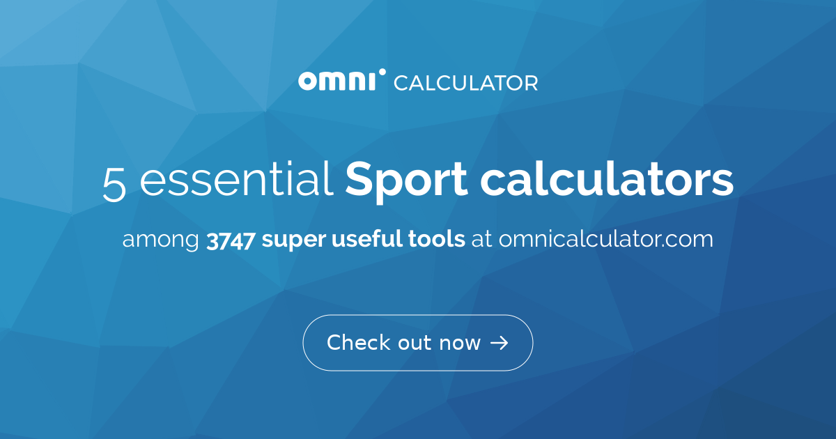 Sports Calculators
