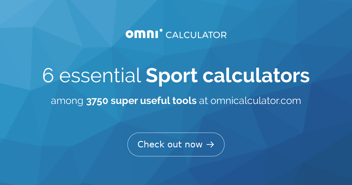 Sports Calculators